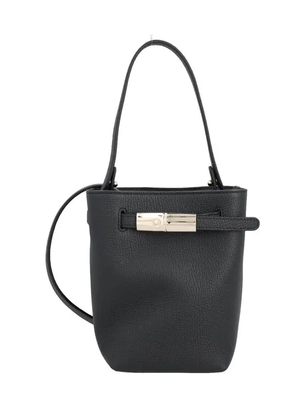 Longchamp Mini Bucket Crossbody Bag - Black