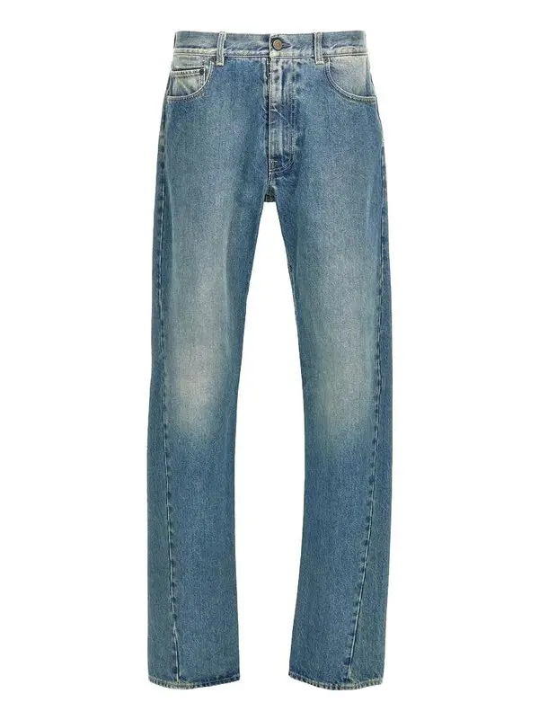 MAISON MARGIELA 5-pocket Cotton Jeans - Medium Blue