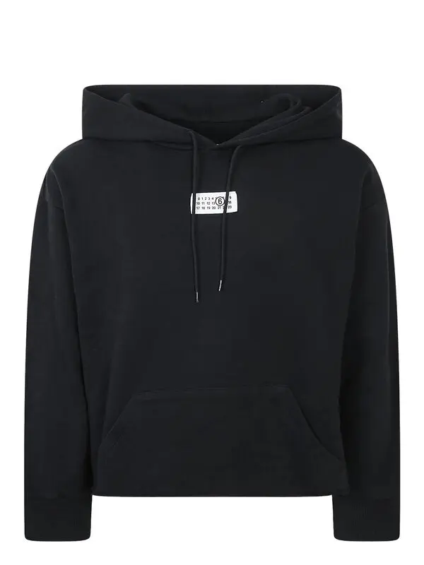 MAISON MARGIELA Classic Cotton Hoodie - Black