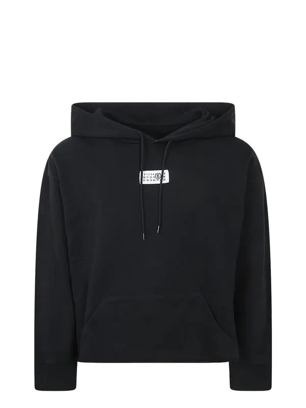 MAISON MARGIELA Classic Cotton Hoodie - Black