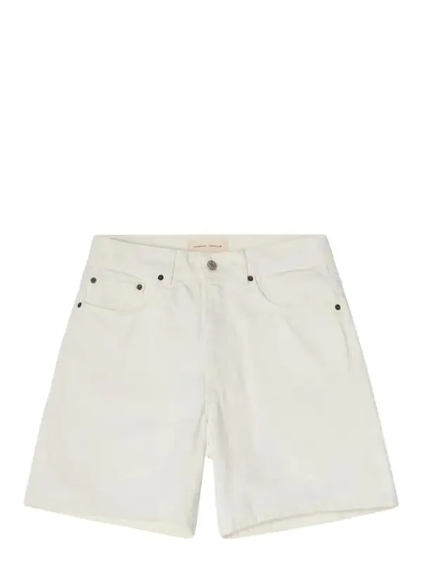 JEANERICA Relaxed Fit Stretch Shorts - White