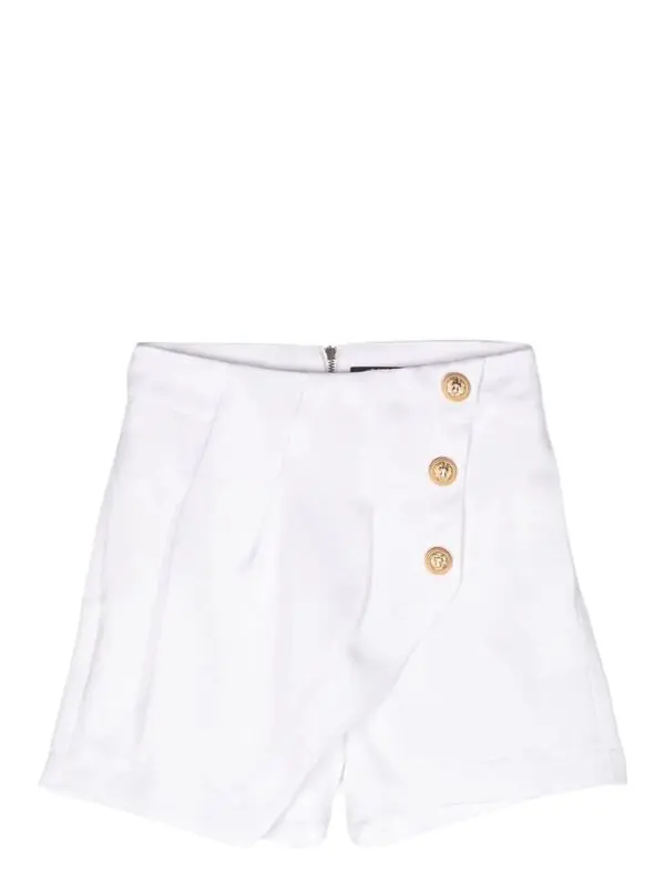 Balmain Button Detailed High Rise Shorts - 100