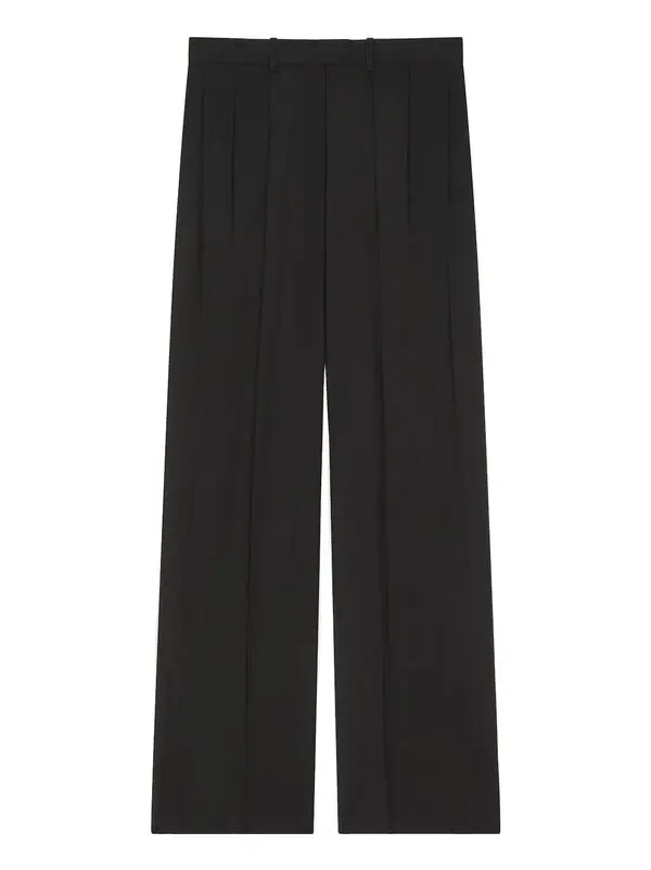 Givenchy Double Pleat Tailored Trousers - Black