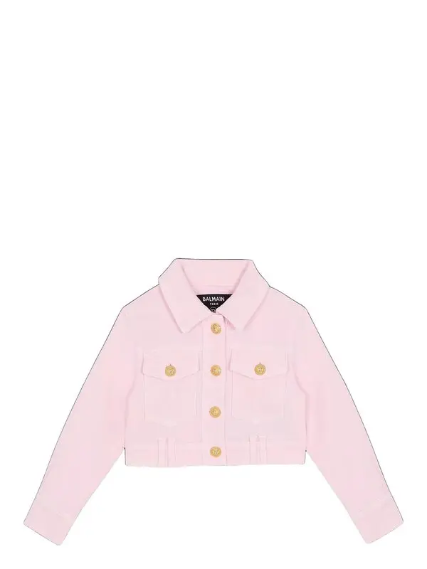 Balmain Tailored Cropped Jacket - White