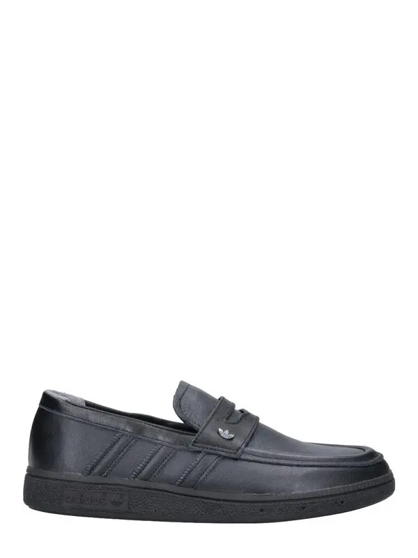 Adidas Leather Slip-on Loafer Sneakers - Black