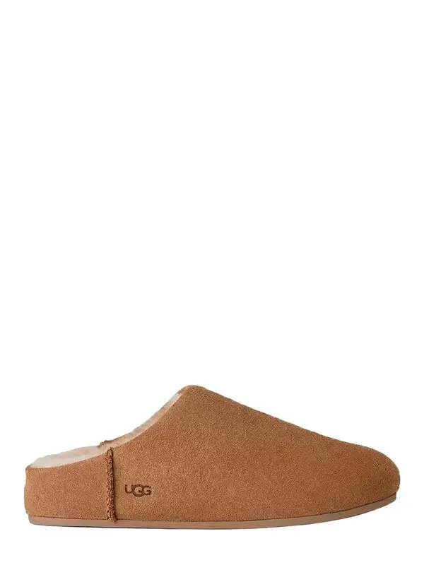 UGG Leather Slip-on Slipper - Chestnut