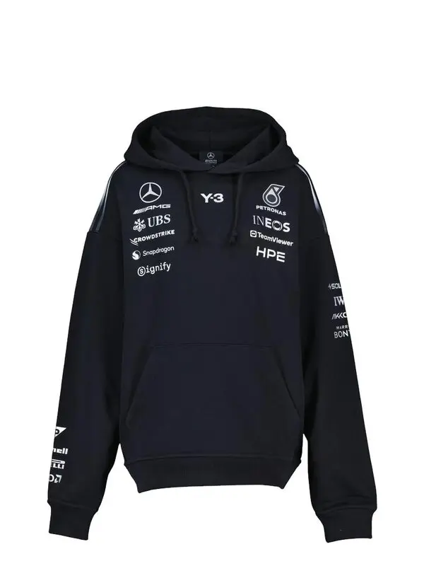 Y3 F1 Team Hoodie - Black