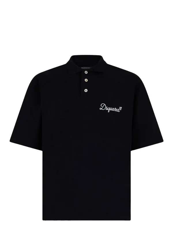 Dsquared2 Essential Polo Shirt - Black