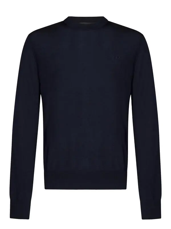 Dsquared2 Virgin Wool Pullover - Navy Blue