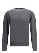 Dsquared2 Virgin Wool Crew Neck Pullover - Grey