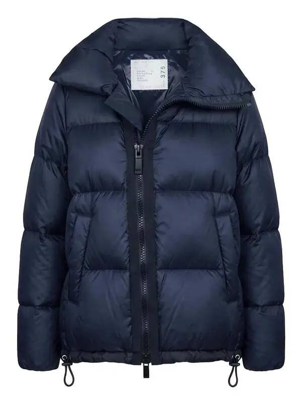 Sacai Quilted Puffer Jacket - Dark Navy