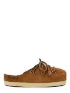 Moon Boot Lace-up Winter Boots - Cognac/natural