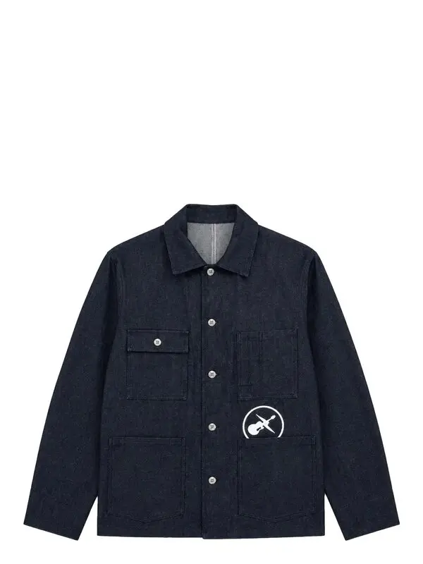 A.p.c. Collaboration Cotton Utility Jacket - Indigo