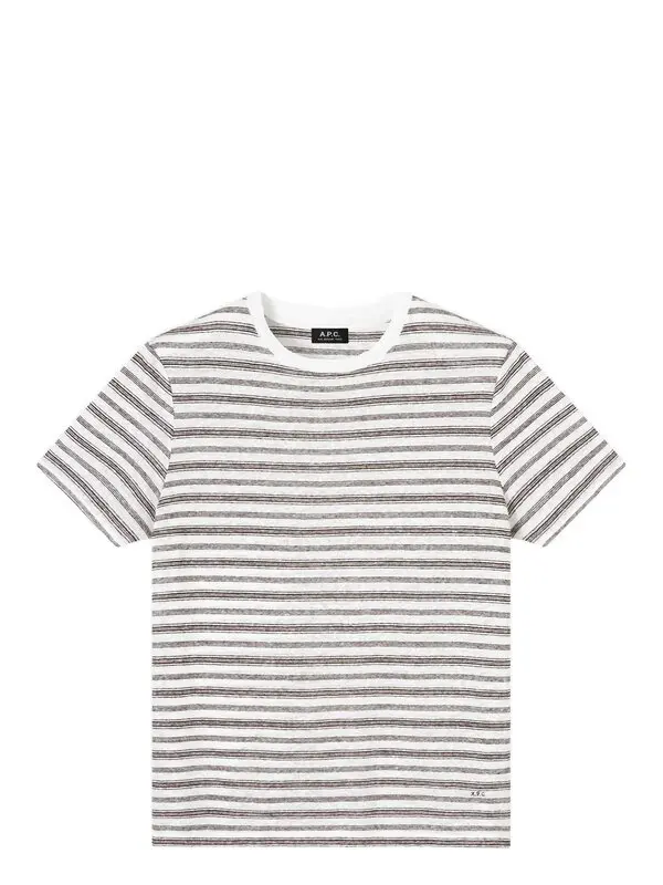 A.p.c. Essential Linen T-shirt - Marron