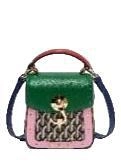 DELLEST Mini Handbag With Gotica Pattern - Multipink