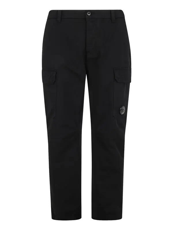 C.P. COMPANY Loose Cargo Pants - Black