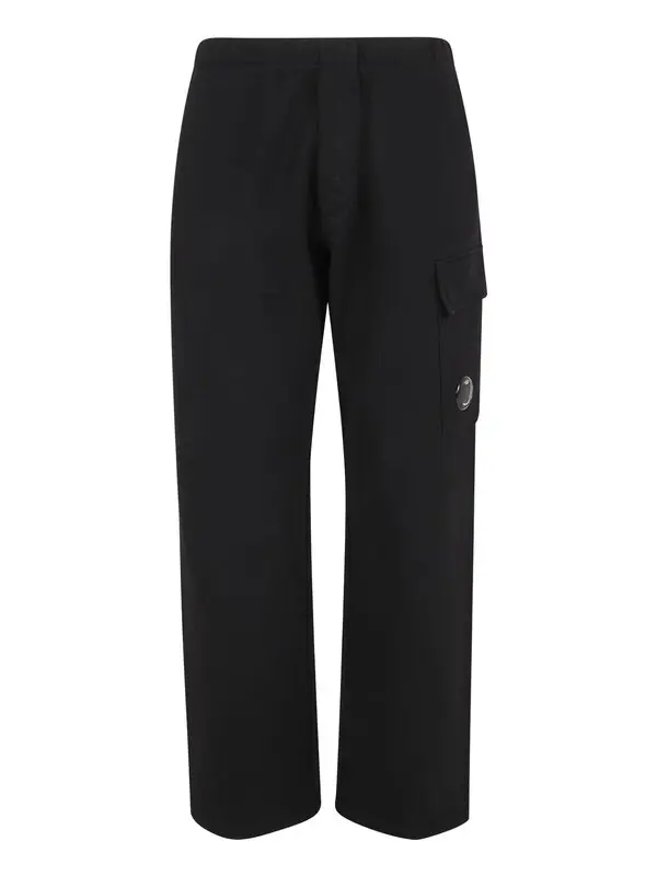 C.P. COMPANY Cargo Sweatpants Mini Style - Black