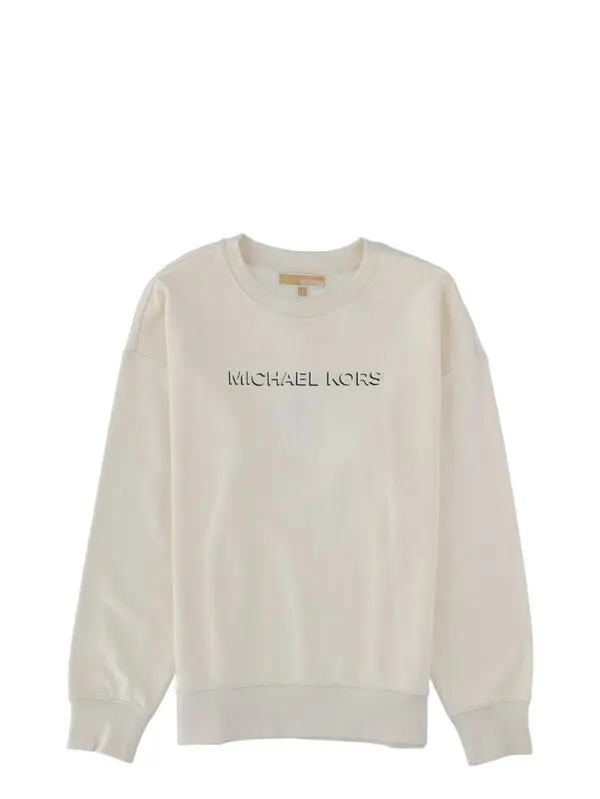 Michael Kors Logo Cotton Sweatshirt - Ivory