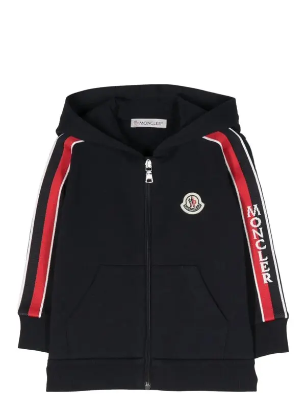 Moncler Logo Patch Zip-up Hoodie - 778