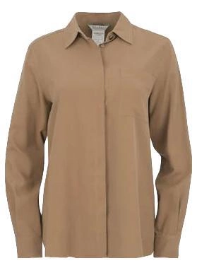 Max Mara Silk Midi Dress - Hazelnut