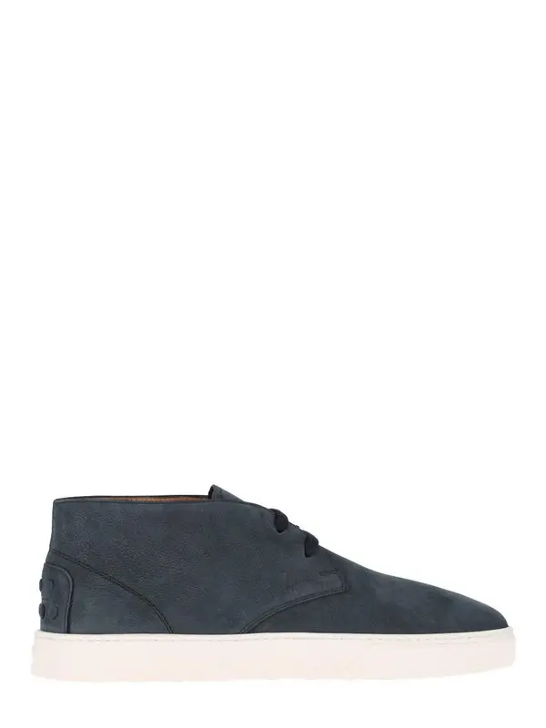 TOD`S Tod's Leather High-top Sneakers - Blue