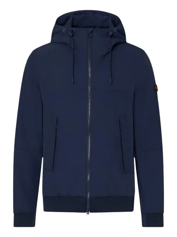 Peuterey Hooded Zip-front Jacket - Navy