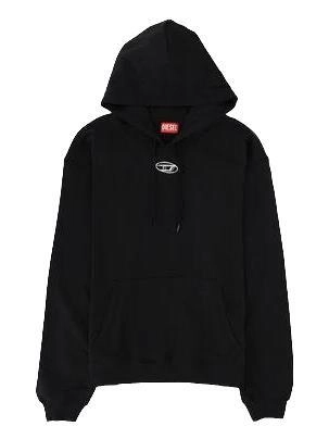 DIESEL® S-norm Hooded Sweatshirt - Black