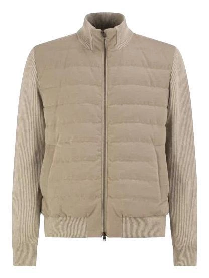 Herno Down Jacket With Textured Finish - Chantilly