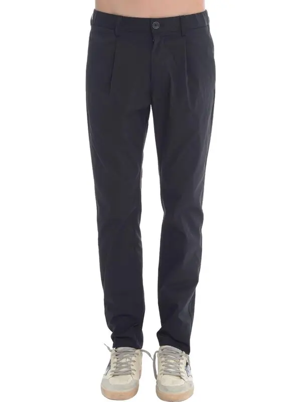 Herno Lightweight Tailored Trousers - Blue