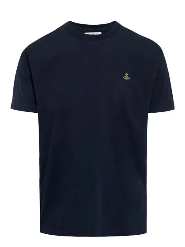 VIVIENNE WESTWOOD Oversized Tee With Iconic Orb Design - Black