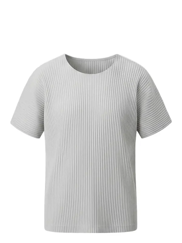 Issey Miyake Pleated T-shirt - 11