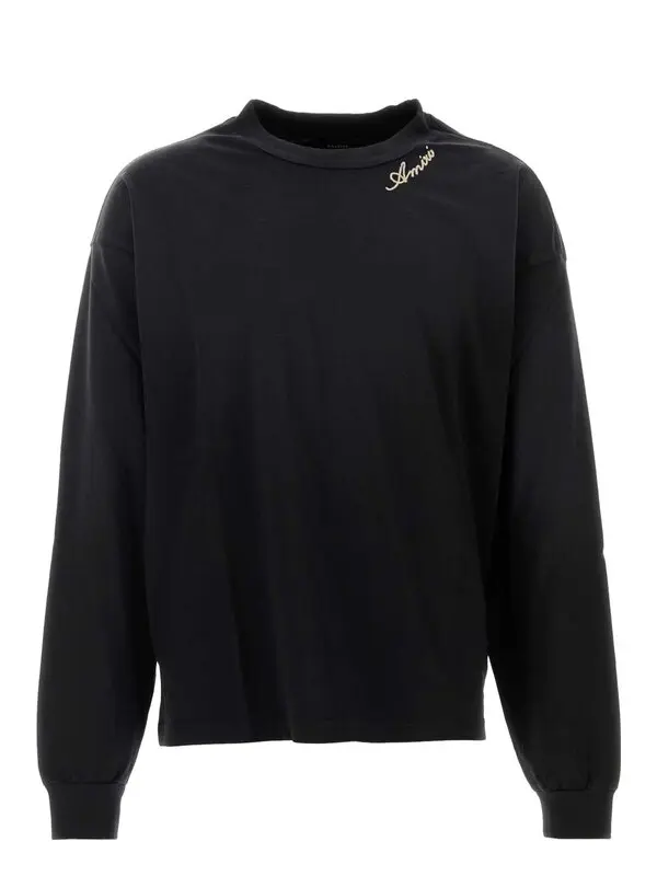 Amiri Oversize Cotton T-shirt - Black