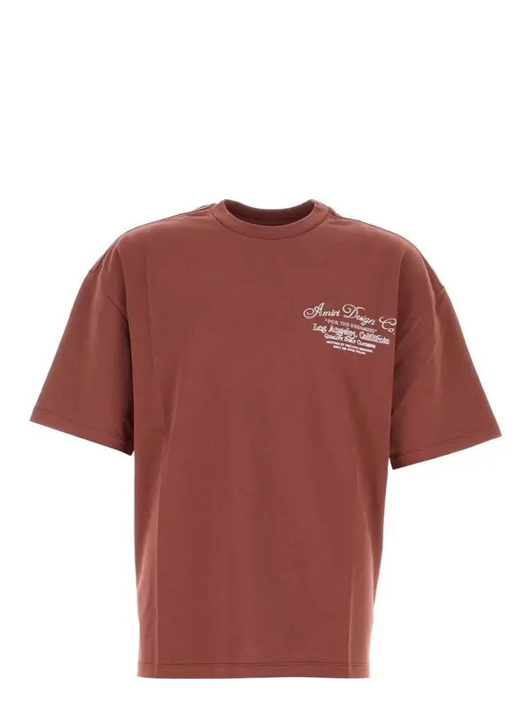 Amiri Oversize Cotton T-shirt - Red