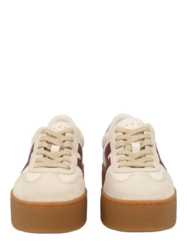 Hogan Platform Suede Low Top Sneakers - Multicolour