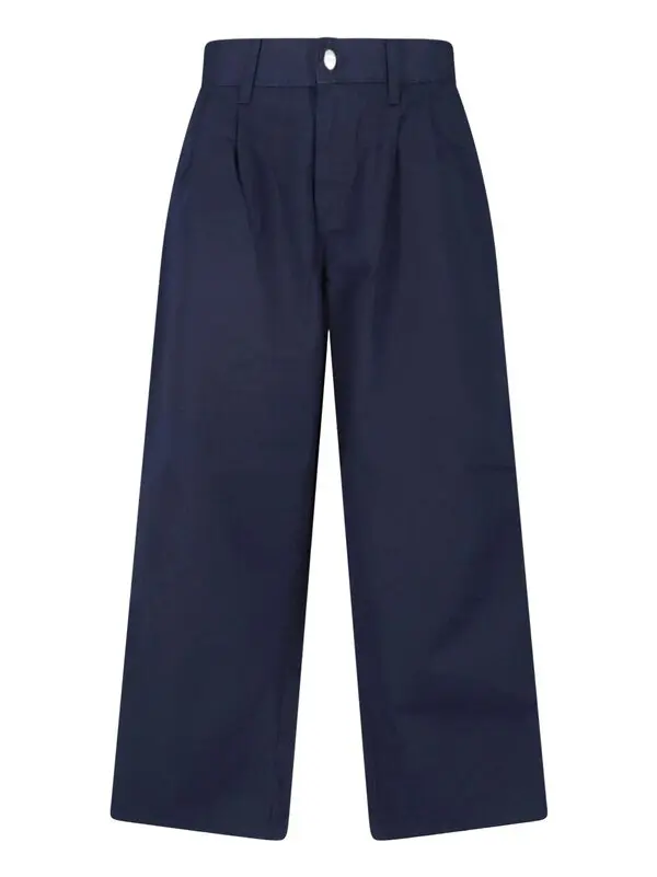 Carhartt Work In Progress Wide-leg Cotton Trousers - Blue