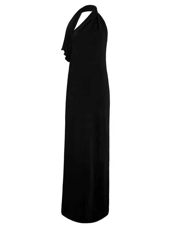 Khaite Halterneck Maxi Dress - Black