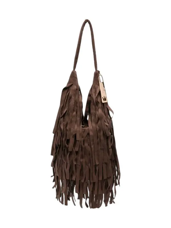 LA MILANESA Aretha Small Shoulder Bag - Brown