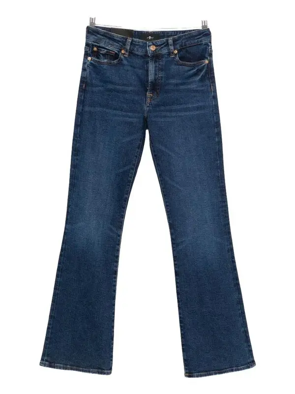 7 For All Mankind The Leggy Bootcut Denim Jeans - Blue
