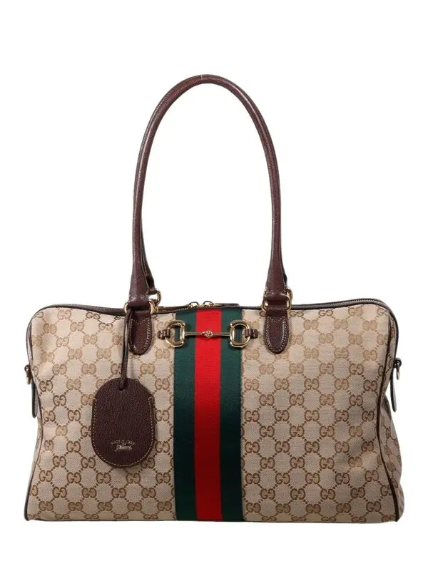 Gucci Large Shoulder Bag - Beige