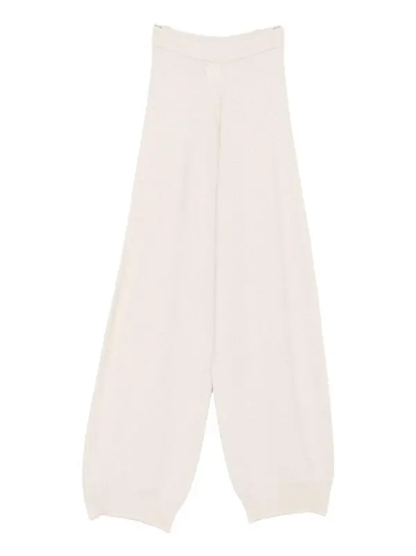 Fabiana Filippi Wool Blend Trousers - Beige