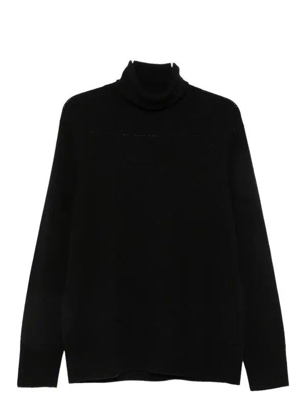 THE ROW Stepny" Wool And Cashmere Turtleneck Jumper - Black