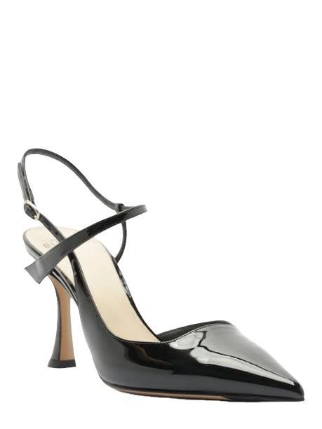ALEXANDRE BIRMAN Patent Leather Slingback Pumps - Black