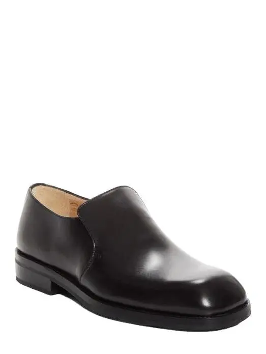 LEMAIRE Square-toe Formal Loafer - Black
