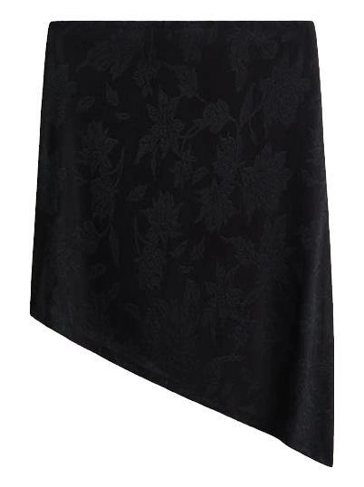 H&M Jacquard-jersey Bandeau Top - Black