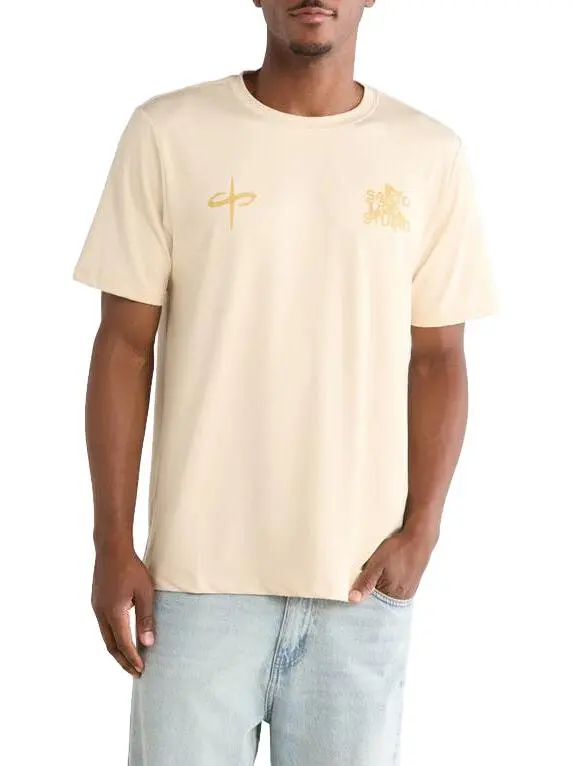 SANTO STUDIO Appreciate Tech T-shirt - Cream