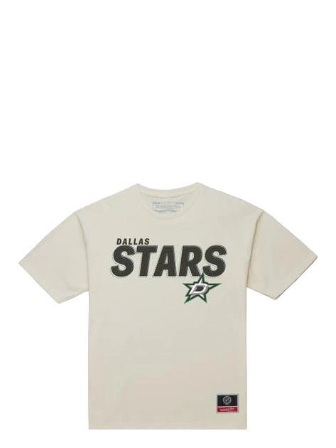 Mitchell & Ness Dallas Stars Core Plus T-shirt - Cream