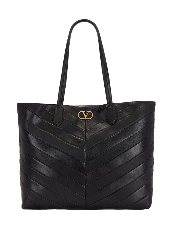 Valentino Garavani Large Tote Bag - Nero
