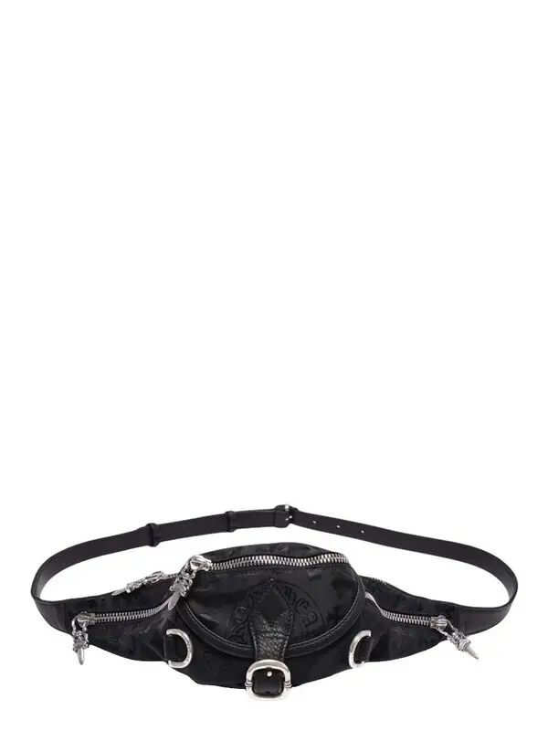 Chrome Hearts Nylon Stencil Mini Snatpack - Black