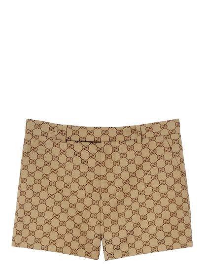 Gucci Original Gg Canvas Tailored Shorts - Brown