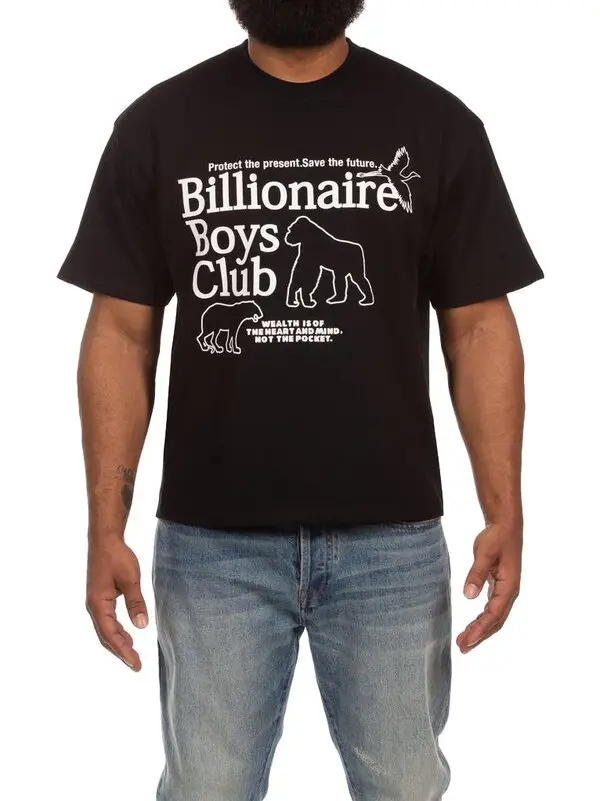BILLIONAIRE BOYS CLUB Shoebill Graphic T-shirt - Black